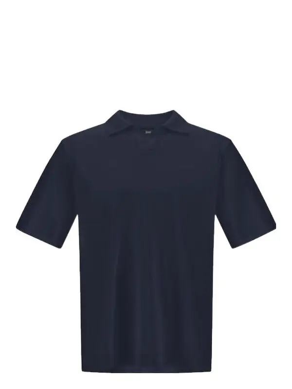Herno Skipper Open-neck Polo Shirt - Blue