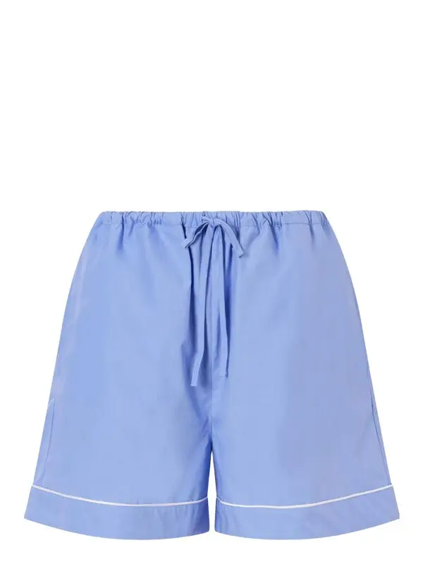 RÓHE Jam Shorts With Elasticated Waistband - Blue