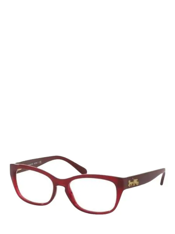COACH Eyeglasses With Logo Detail - Red