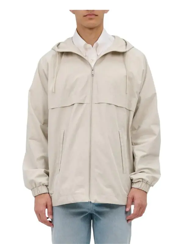 A.p.c. Hooded Zip-up Jacket - Nude