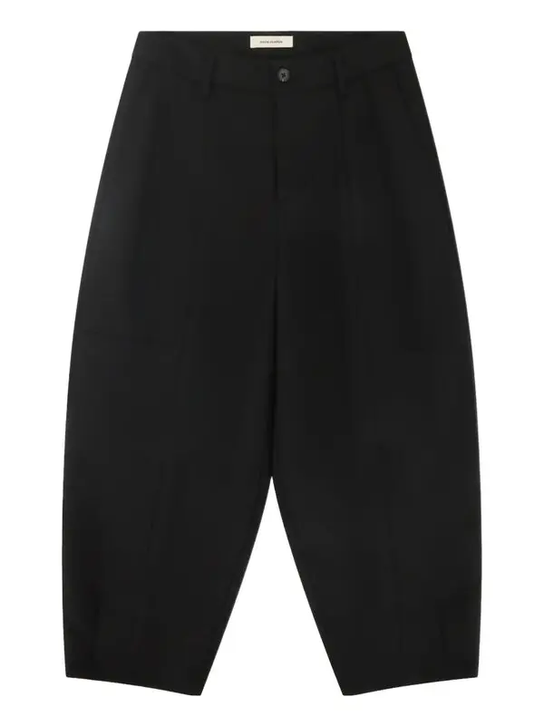 ENTIRE STUDIOS Pintuck Carrot Pants - Black