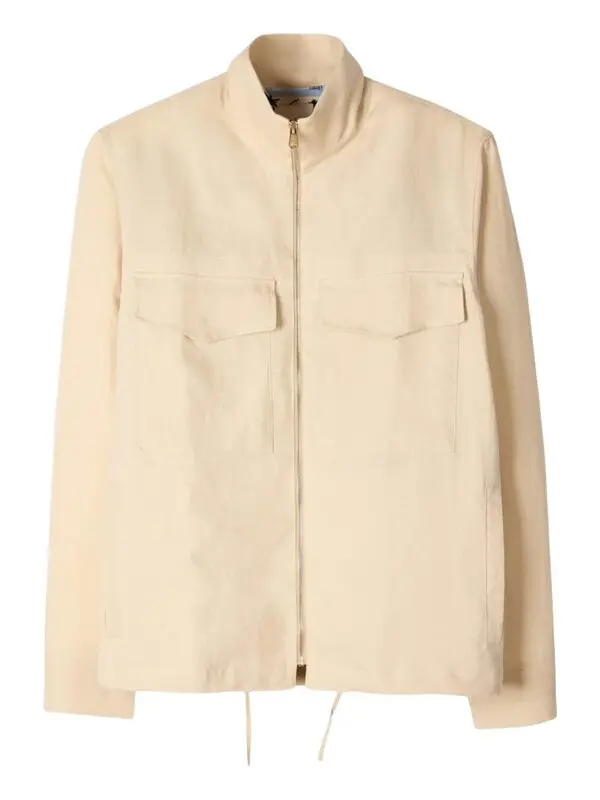 Paul Smith Zip-front Drawstring Jacket - Nude