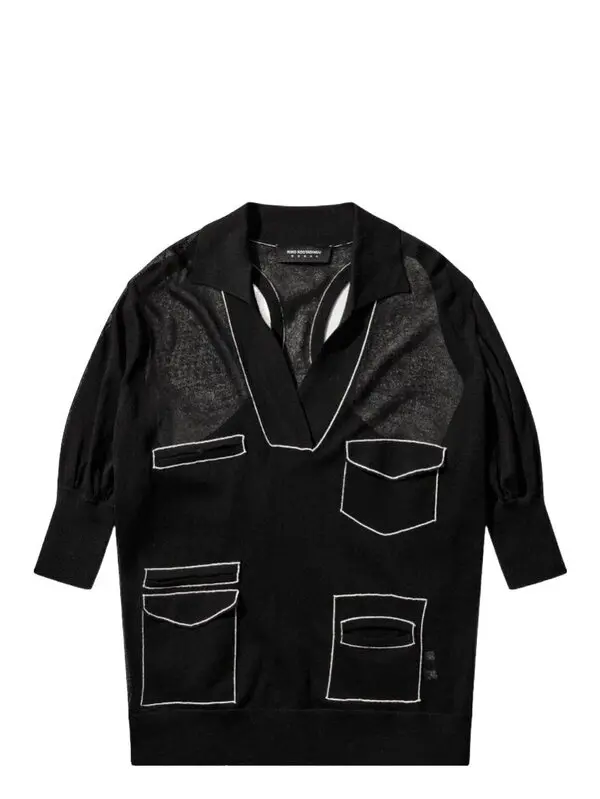 KIKO KOSTADINOV Kreiner Knit Polo - Black