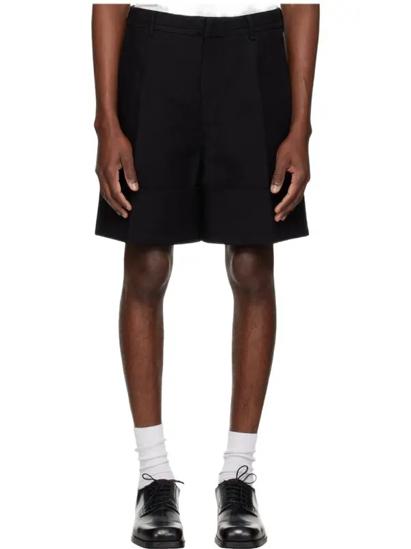 ENTIRE STUDIOS Cuffed Shorts - Black