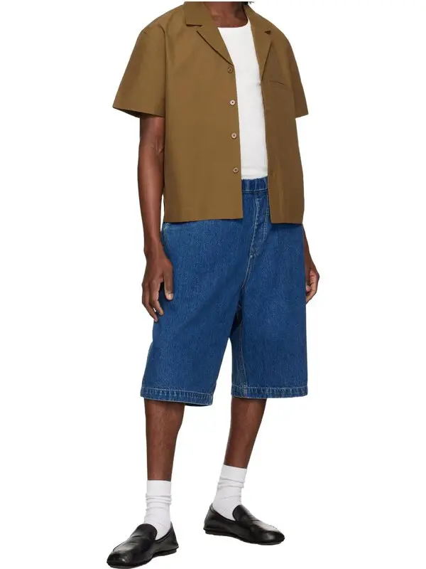 ENTIRE STUDIOS Denim Shorts - Brown