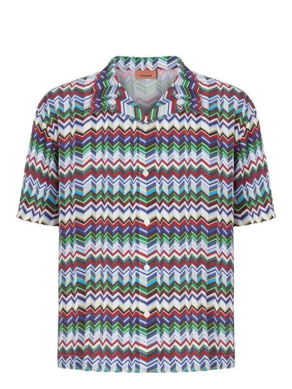 Missoni Zig-zag Button-down Shirt - Multicolor