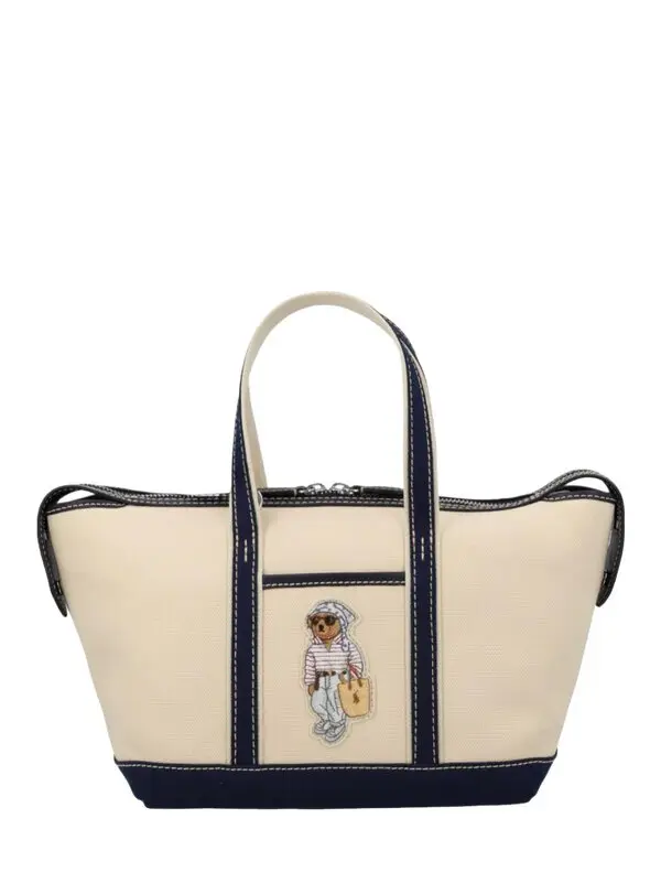 Polo Ralph Lauren Zippered Shoulder Bag - Nude