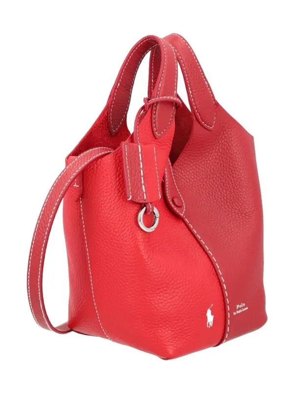 Polo Ralph Lauren Small Top Handle Bag - Red
