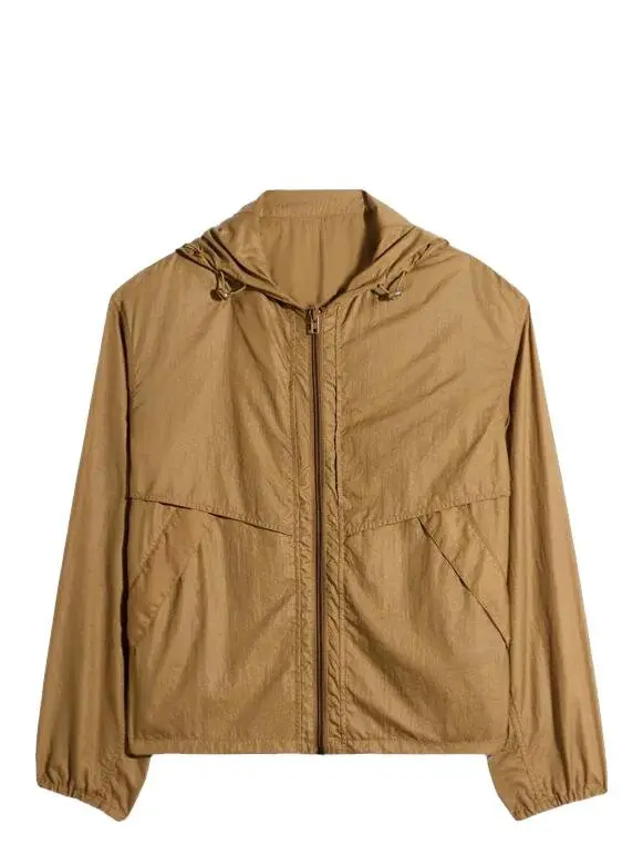 LEMAIRE Windbreaker In Light Nylon - Cardamom