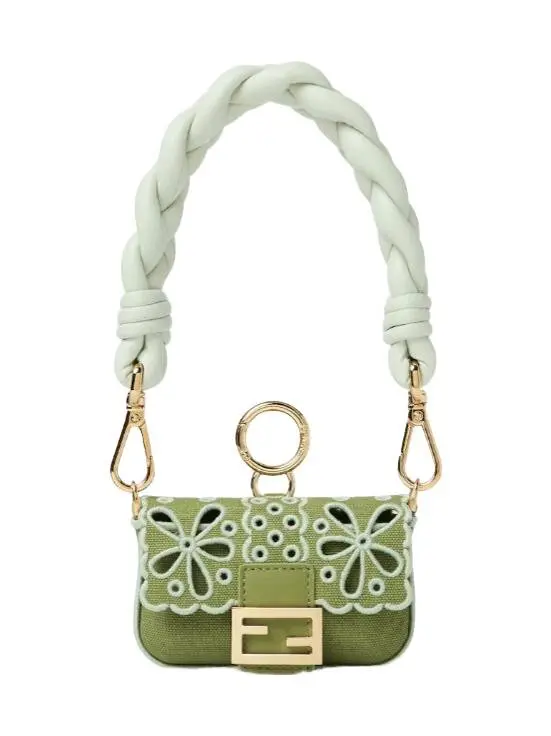 Fendi Nano Baguette Maxi Handle Charm - Green