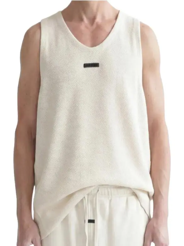 Fear Of God Mesh Knitted Tank Top - White
