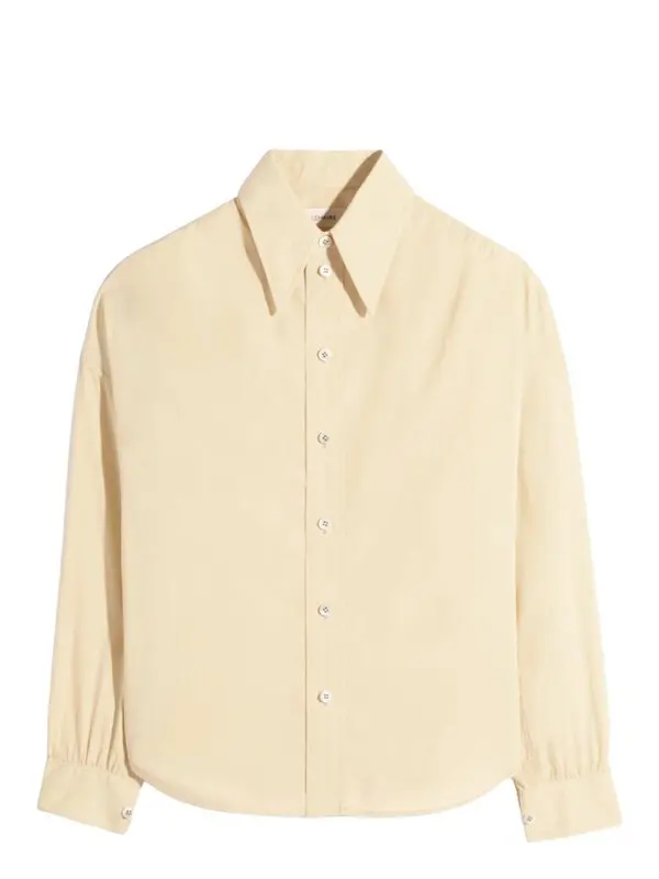 LEMAIRE Pointed-collar Button-up Shirt - Ice Apricot