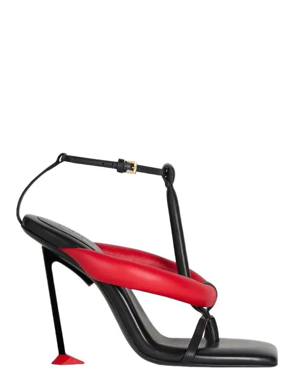 Givenchy Boudoir Heeled Sandals - Black/red