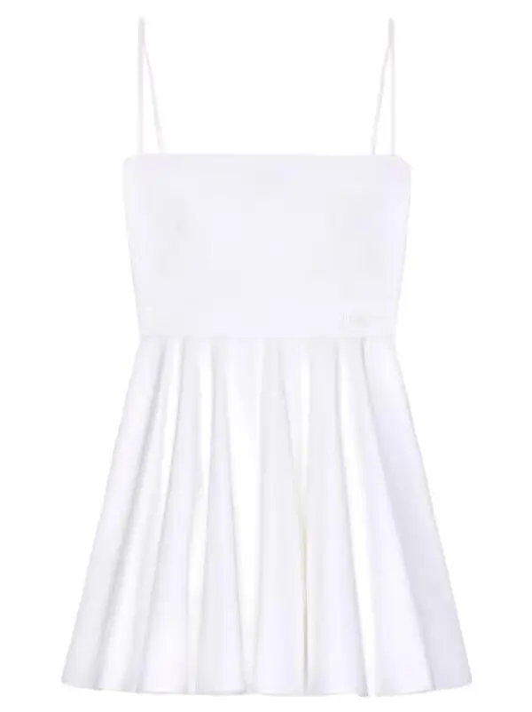 Givenchy Sliced Poplin Mini Dress - White