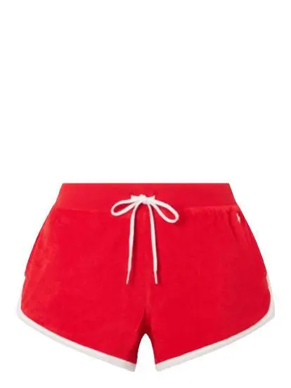 Polo Ralph Lauren Cotton Blend Terry Shorts - Red