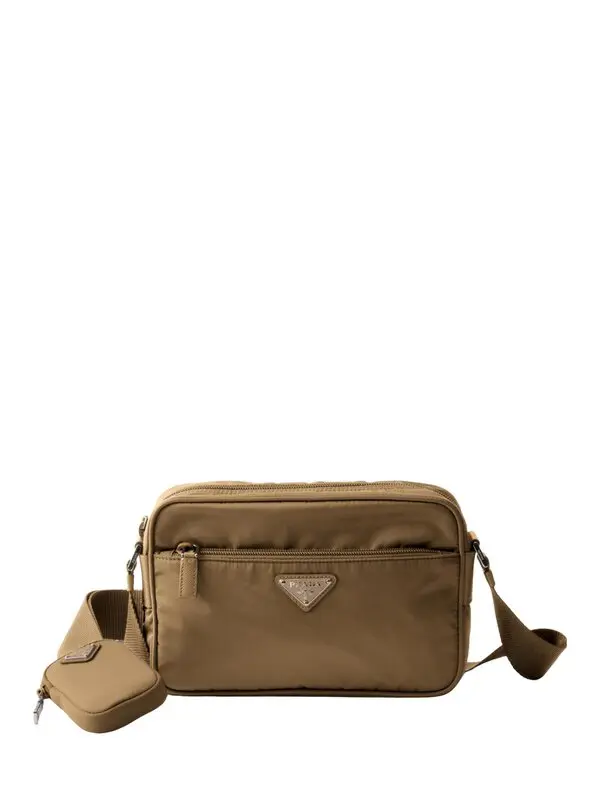 Prada Re-nylon Shoulder Bag - Camel Brown