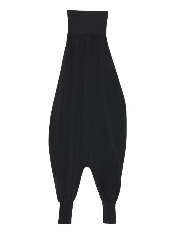 Paloma Wool Strapless Jumpsuit With Tapered Leg Openings - Black