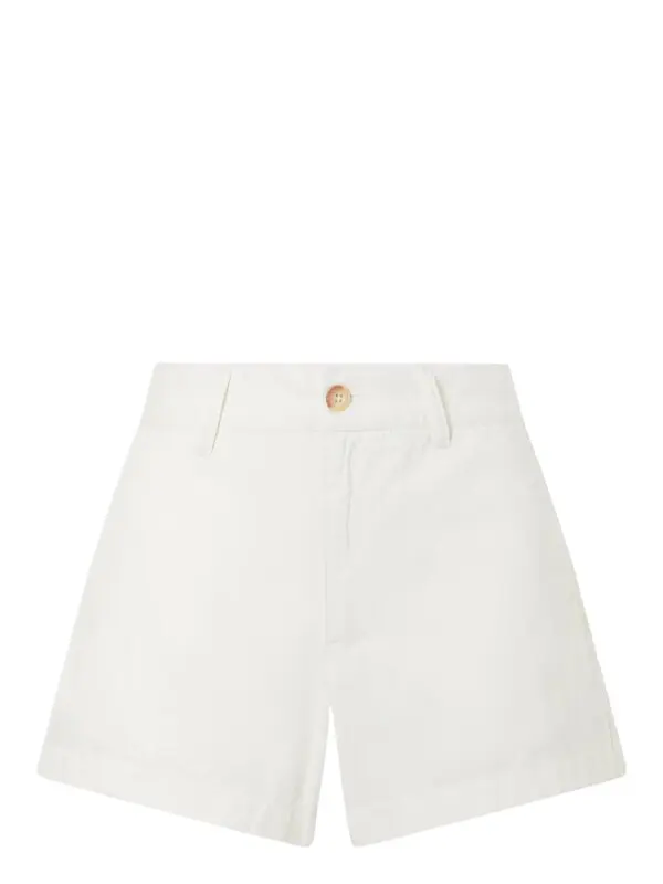 Polo Ralph Lauren Buttoned Woven Shorts - White