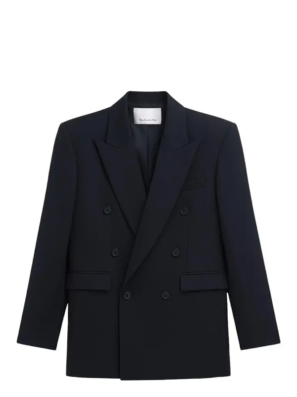 THE FRANKIE SHOP Monterey Double-breasted Blazer - Dark Navy