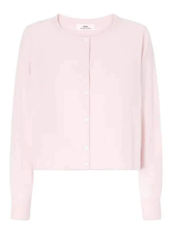Arch4 Bea Baby Cashmere Cardigan - Pale Pink