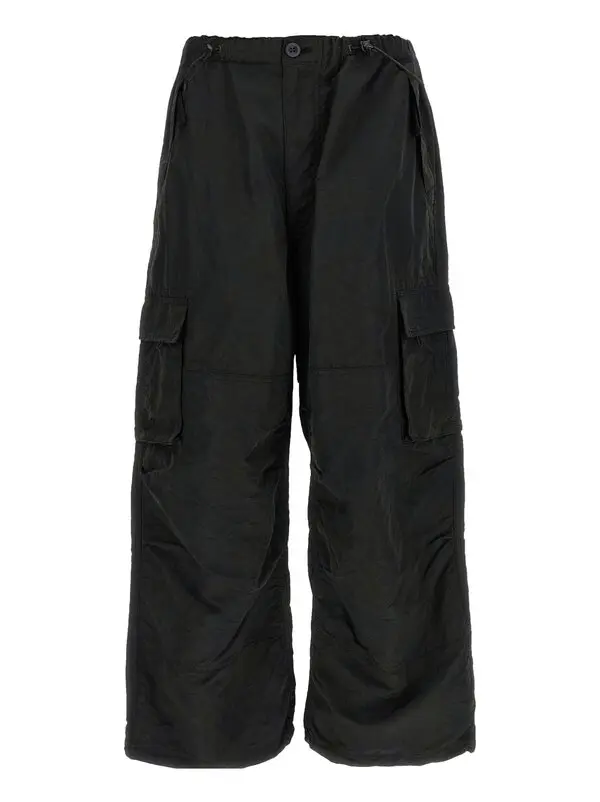 Comme Des Garçons Wide Cargo Pants - Black