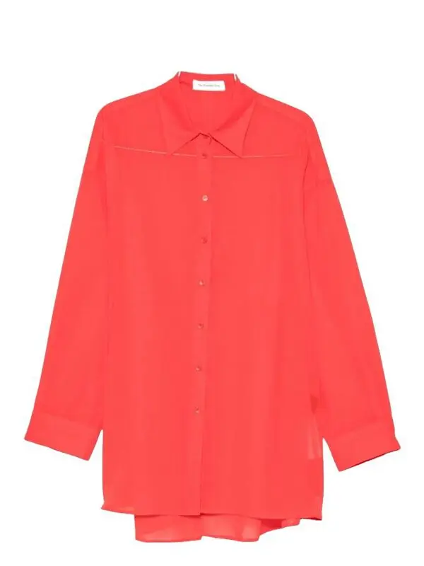 THE FRANKIE SHOP Long Sleeve Shirt - Orange