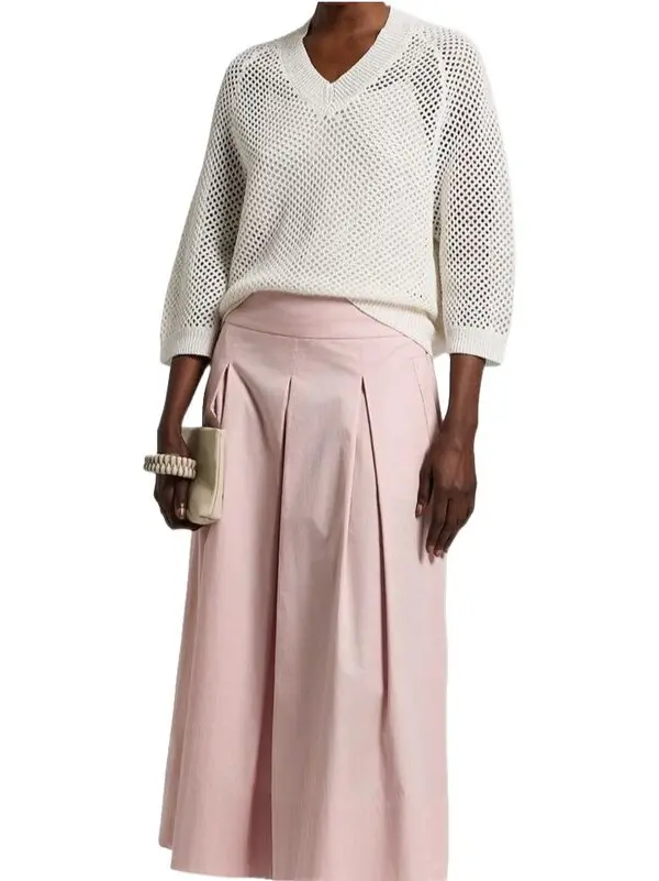 Peserico V-neck Sequined Open Sweater - Multicolor