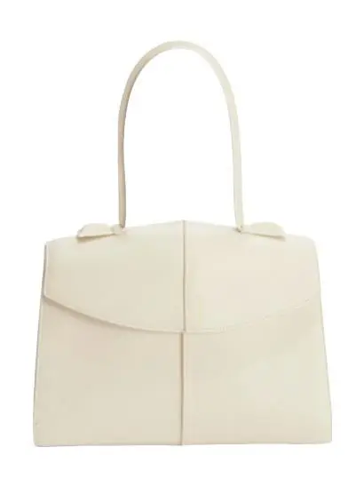 JIL SANDER Linea Top Handle Bag - Eggshell