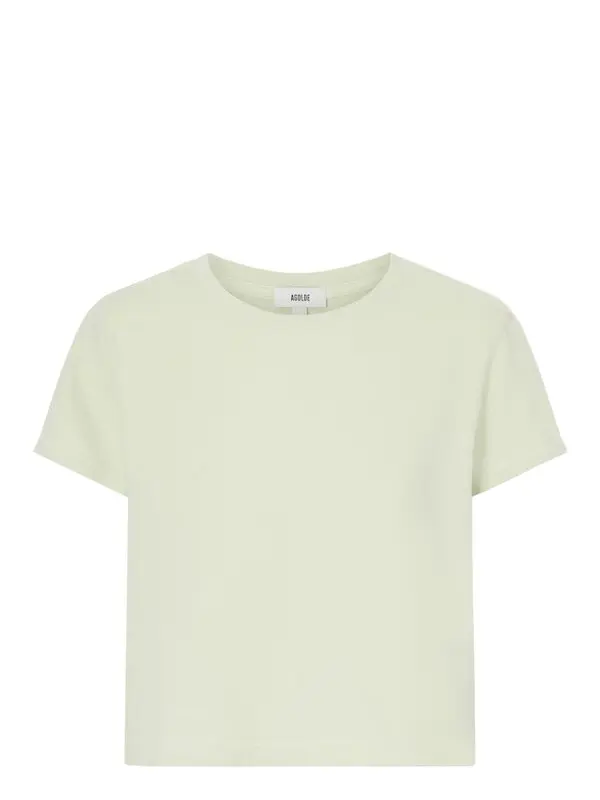 AGOLDE Adine Crew Neck T-shirt - White