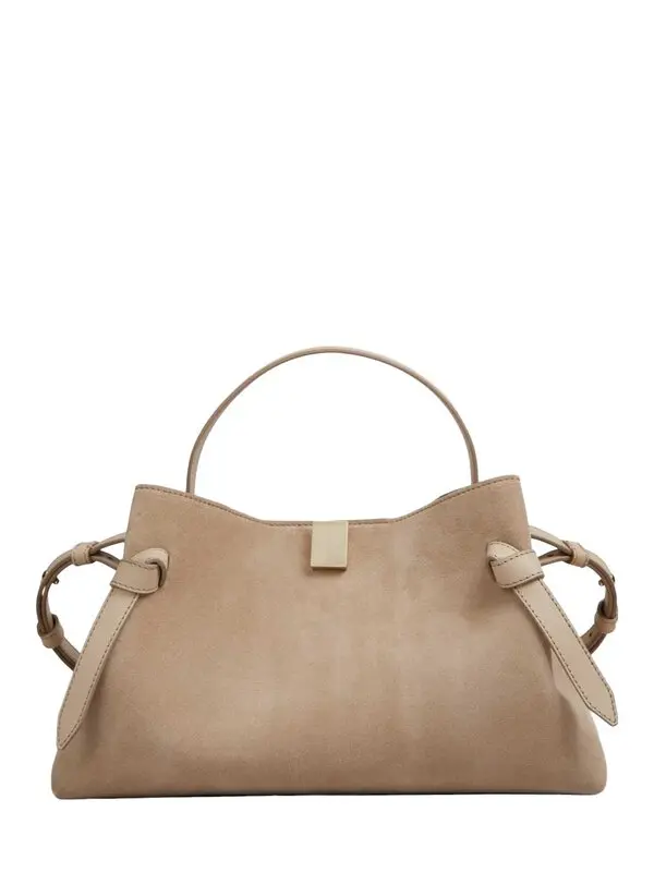 Yuzefi Shoulder Bag With Handle - Light Brown