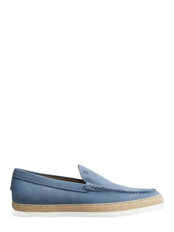 TOD'S Nuova Pantofola Slip-on Loafers - Blue