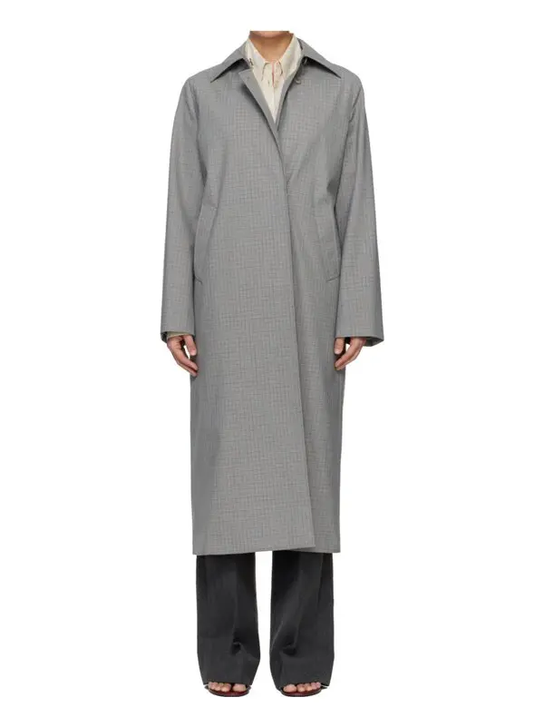 Our Legacy Capital Wool Blend Lapel Coat - Gray