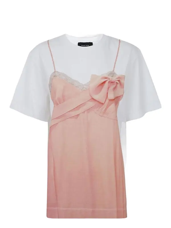 Simone Rocha Crewneck Short-sleeve T-shirt - White