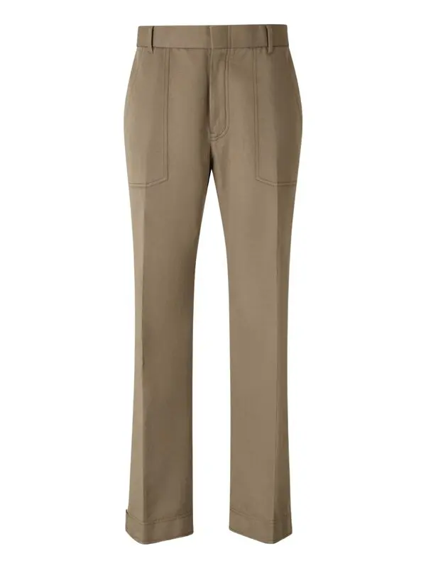 Brioni Belt Loop Casual Pants - Light Brown