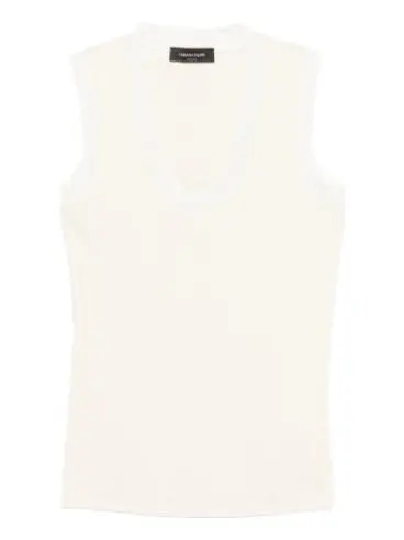 Fabiana Filippi Sleeveless Top - White