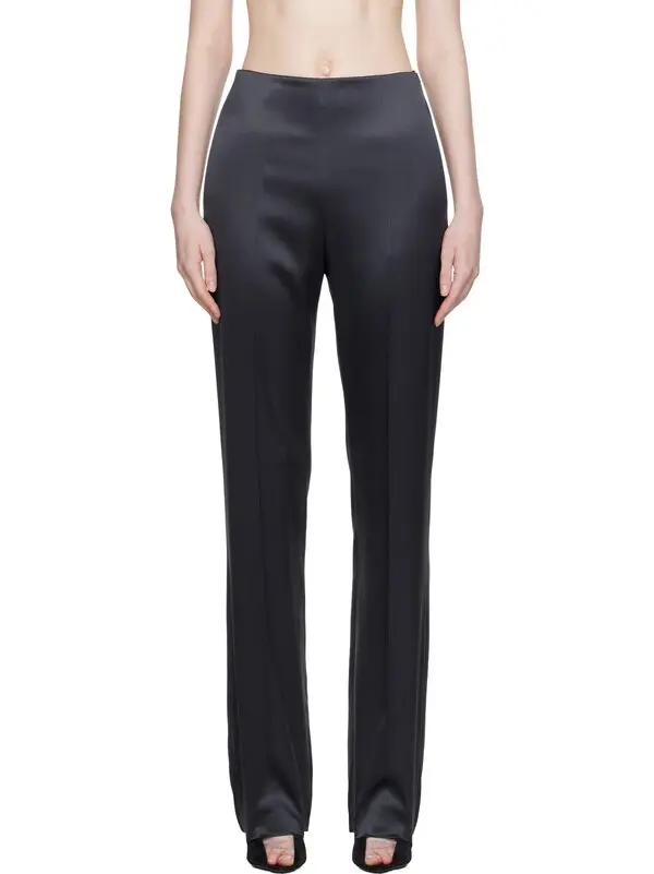 Valentino Garavani Pleated Trousers - Chrome Gray
