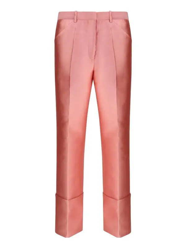 Calvin Klein Eva Turn-up Ankle Pants - Pink