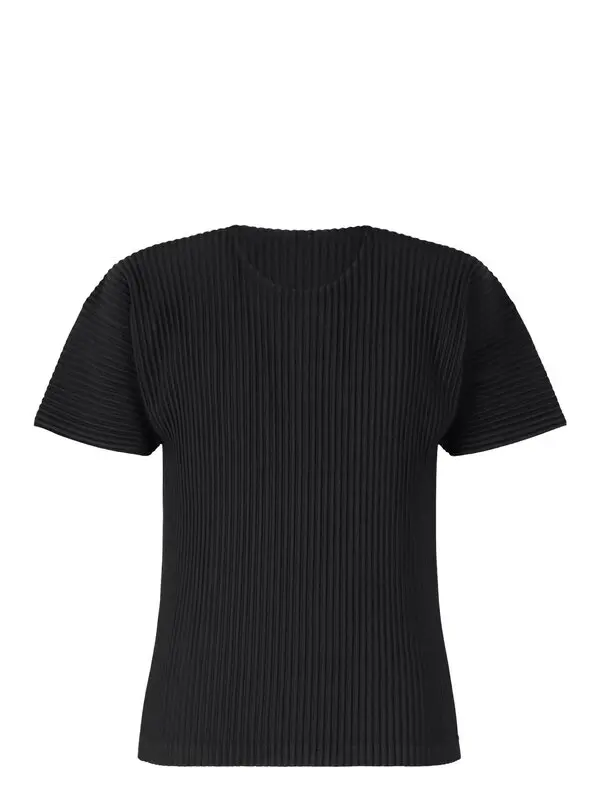Issey Miyake Short Sleeve T-shirt - Black