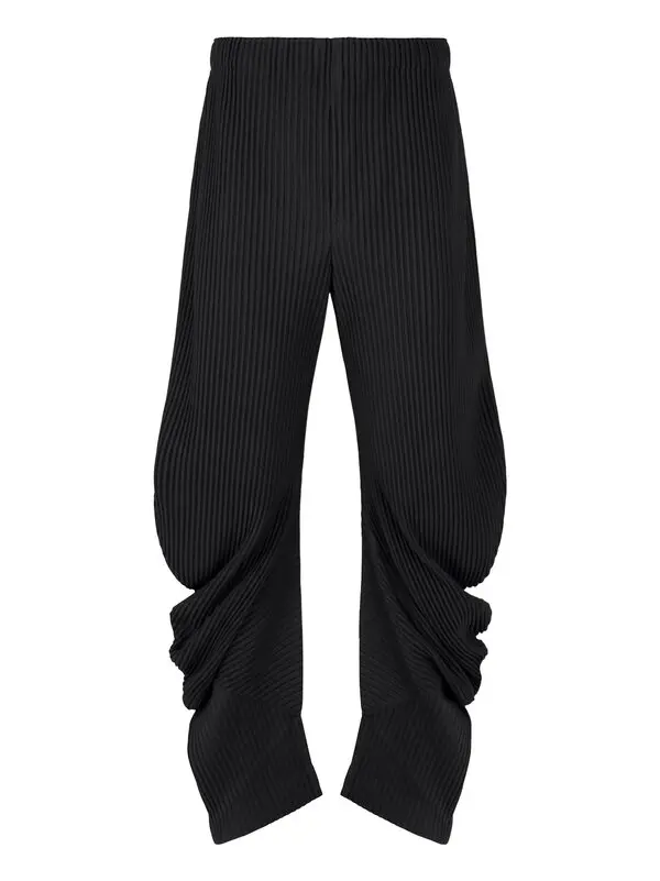 Issey Miyake Pleated Trousers - Black