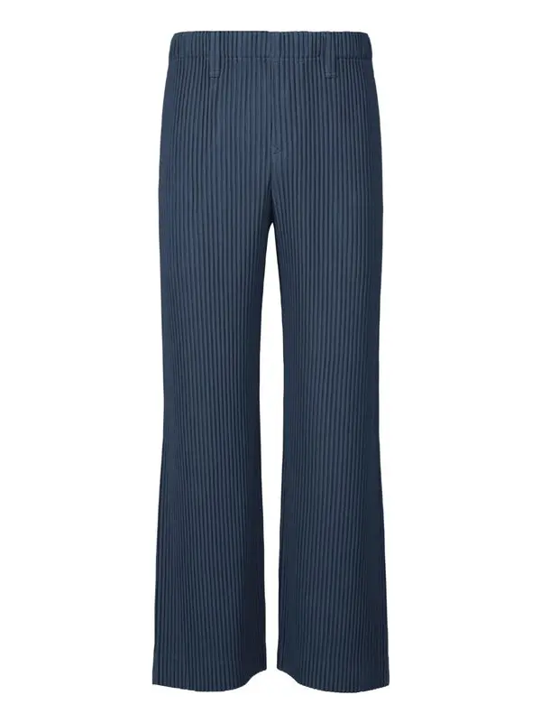 Issey Miyake Pleated Trousers - Navy Blue