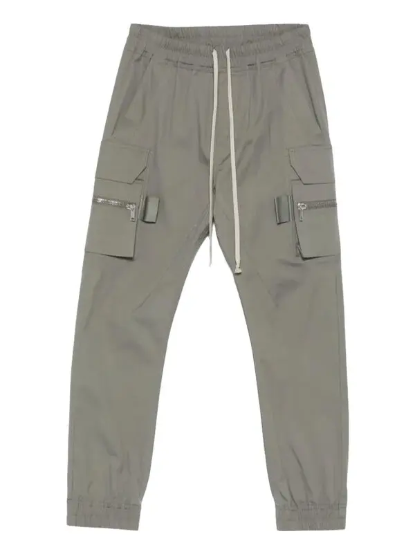 Rick Owens Cargo Pants With Drawstring Waist - Gray