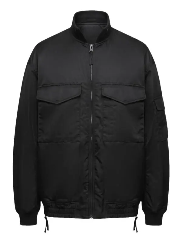 Comme Des Garçons Zip-up Pocket-detail Jacket - Black