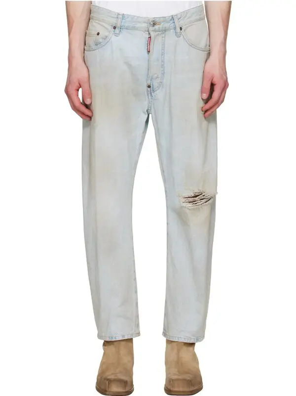 Dsquared2 Distressed Denim Jeans - Gray