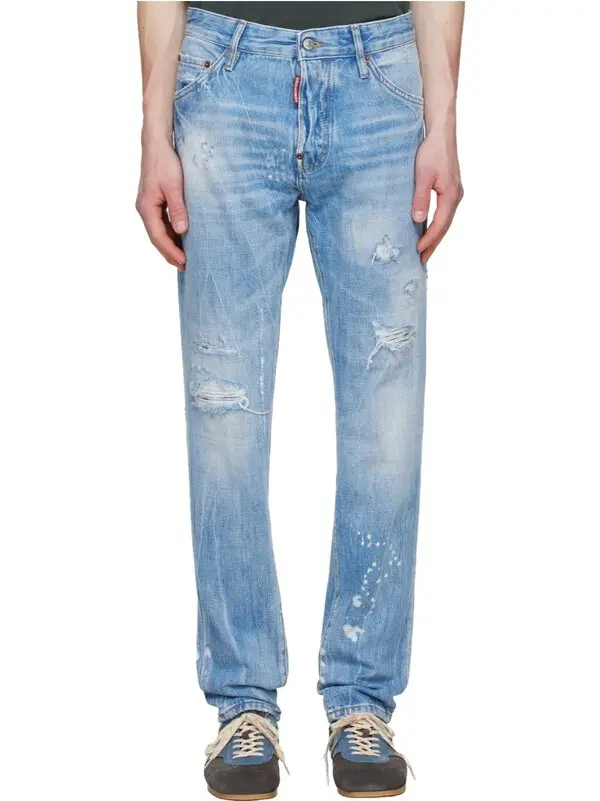 Dsquared2 Teddy" Belt Loop Jeans - Blue