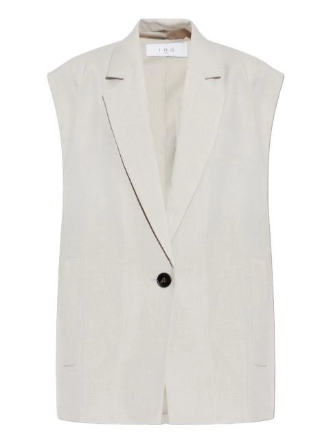 IRO PARIS Soledad Single-breasted Vest - Gray