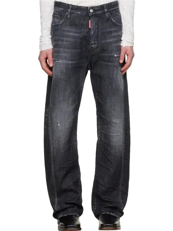 Dsquared2 Belt Loop Jeans - Black