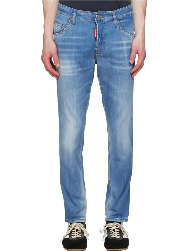 Dsquared2 Belt Loop Jeans - Blue