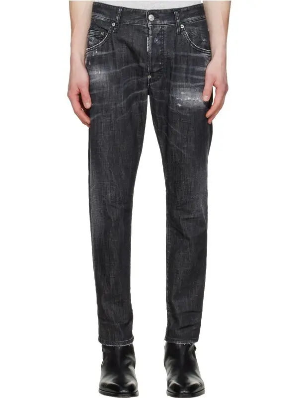 Dsquared2 Belt Loop Jeans - Black