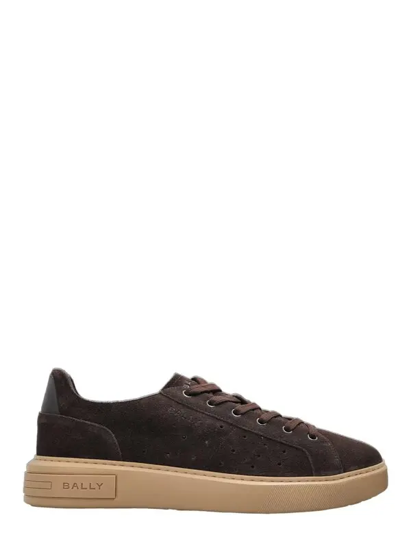 Bally Lift Perforated Low-top Sneakers - Brown