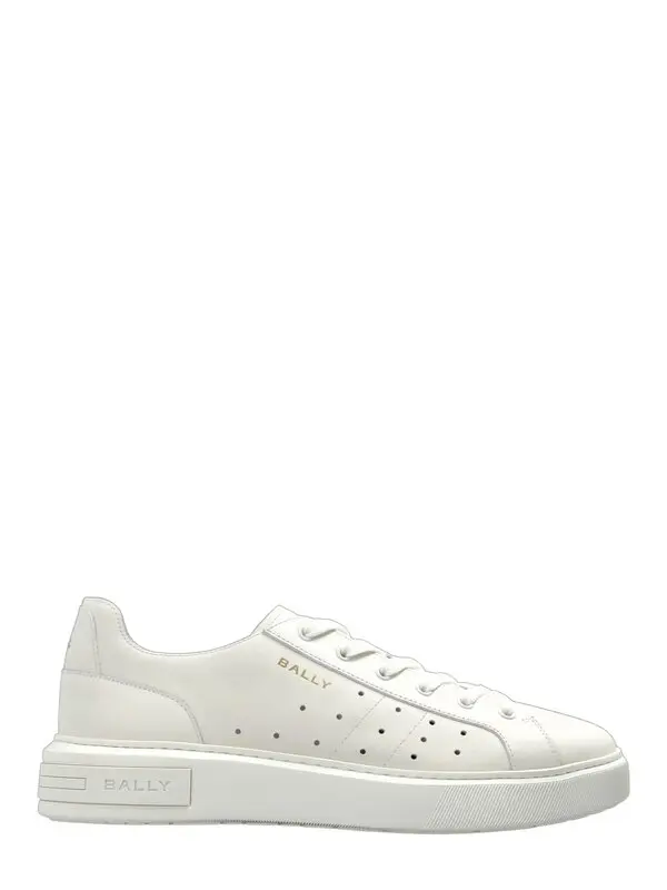 Bally Leather Lace-up Low-top Sneakers - Off White